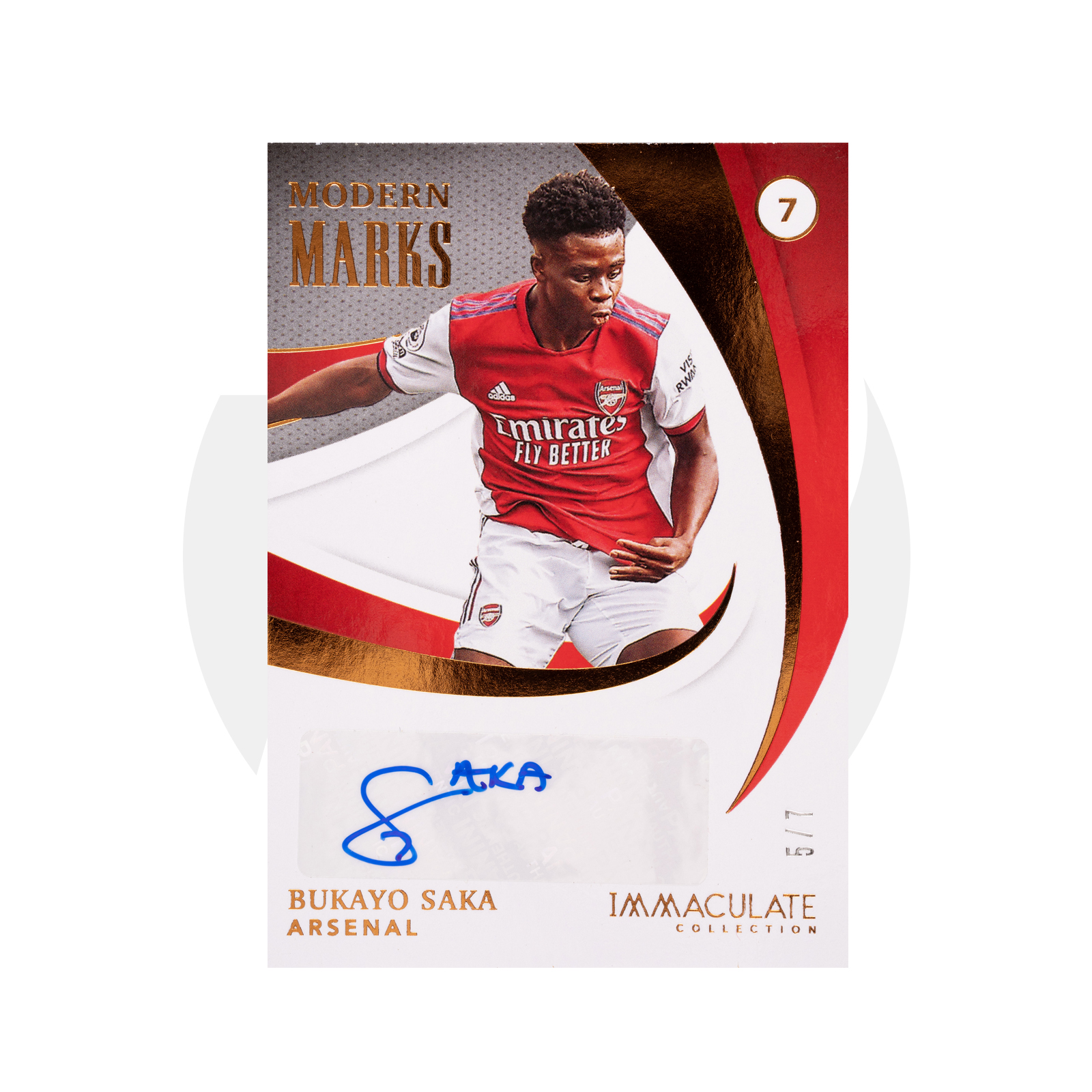 2021 PANINI - IMMACULATE COLLECTION SOCCER MODERN MARKS BUKAYO SAKA ...