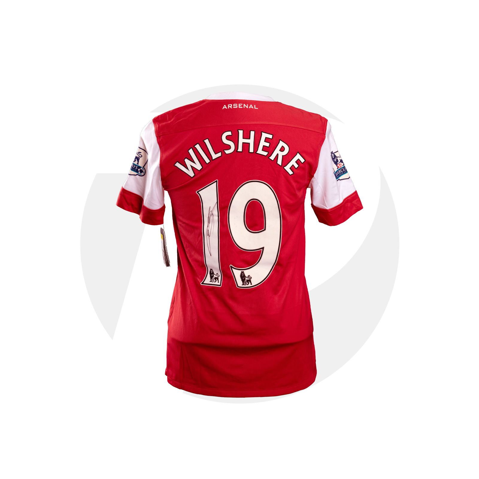 Jack Wilshere Arsenal 2010-2011 Home Kit with Autographs